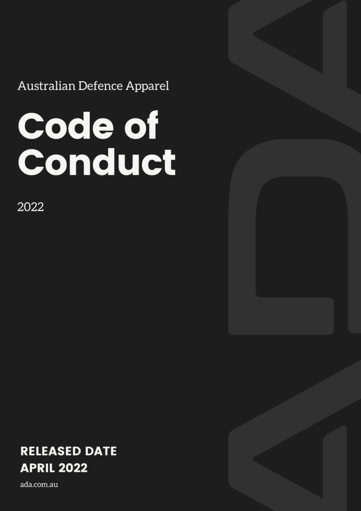 Employee Code of Conduct – ADA