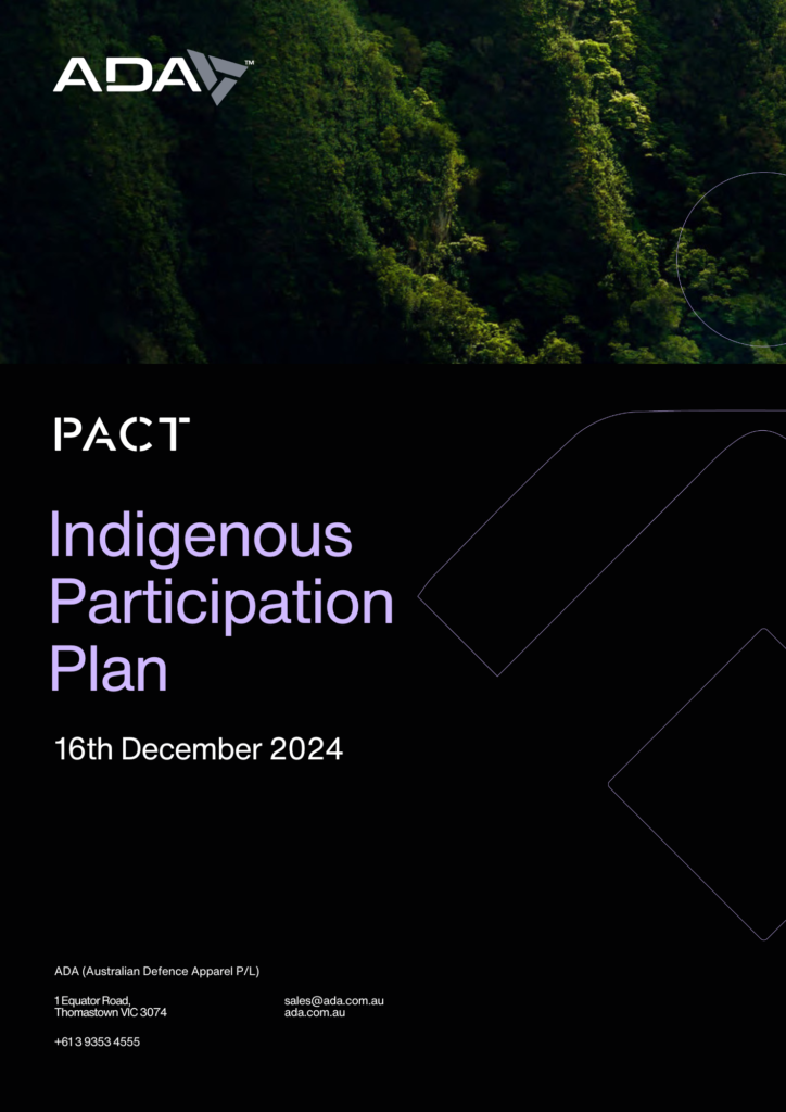 Indigenous Participation Plan – ADA