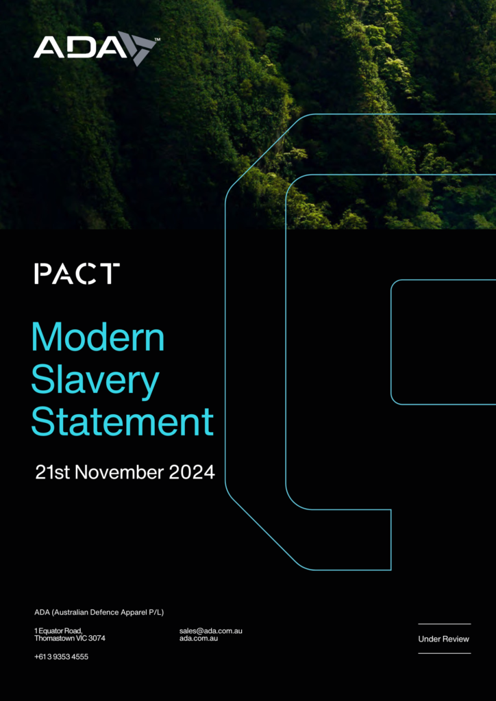Modern Slavery Statement – ADA