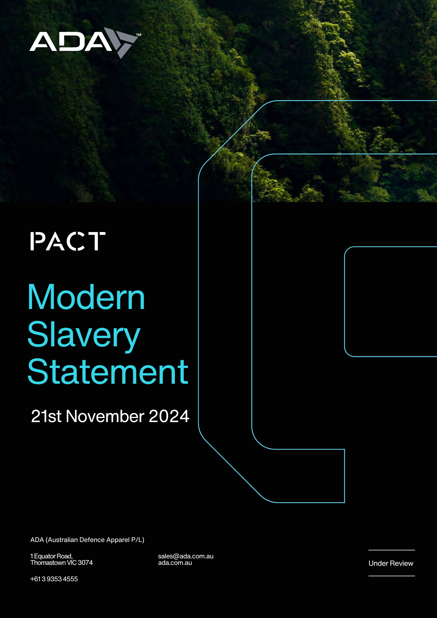 Modern Slavery Statement – ADA